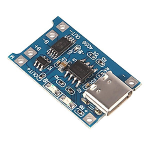 AITRIP 10pcs TP4056 Type-c USB 5V 1A 18650 Lithium Battery Charger Module Charging Board with Dual Protection Functions (10pcs TP4056 Type-c USB)