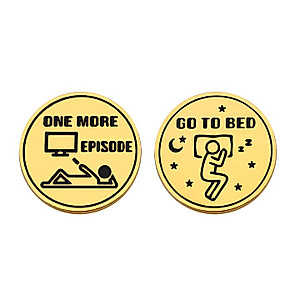 Double-Sided Decision Coin Funny Gifts for Women Men Stocking Stuffers for Teen Boys Girls Birthday Christmas Valentine Sweetest Day Gifts for Teens Teenagers Boyfriend Girlfriend Best Friend BFF