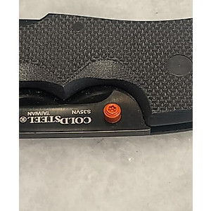 Orange Titanium Thumb Stud W/Stainless Torx Screws For Cold Steel Recon 1 Knife
