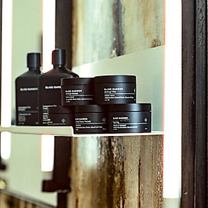 Blind Barber 151 Proof Premium Mens Pomade - Strong Hold Hair Pomade for Men - Water-Based High Shine Pomade for Hair Styling & Structure - Infused with Hops & Tonka Bean (2.5 Ounces)