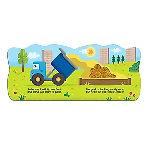A Big Day for Dump Truck - Touch and Feel Board Book - Sensory Board Book