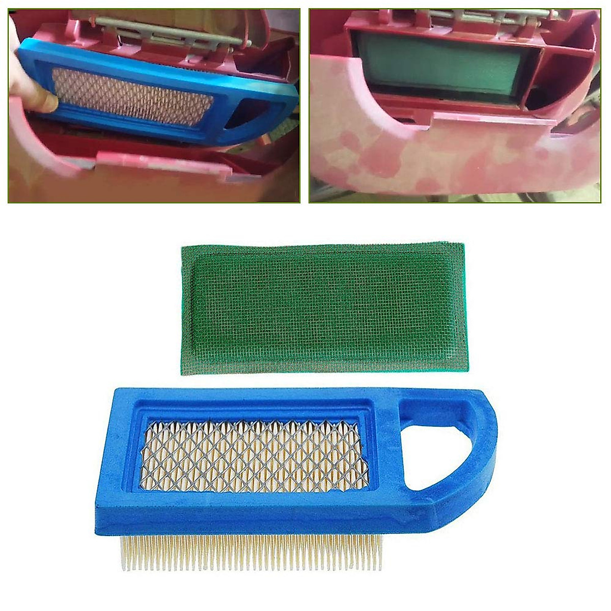 HIFROM Air Filter with 697292 Pre Filter Spark Plug Replacement for Engines 794421 697152 613022 650821 697775