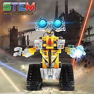 Sillbird STEM Projects for Kids Ages 8-12, Remote & APP Controlled Robot Building kit Toys Gifts for Boys Girls Age 8 9 10 11 12-15 (468 Pcs)