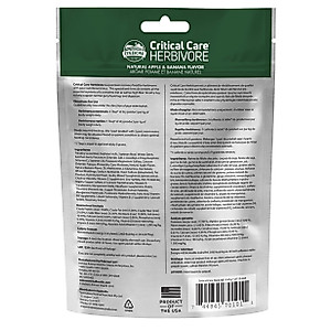 Oxbow Animal Health Critical Care, Herbivore, Apple-Banana Flavor, 141 Gram Bag