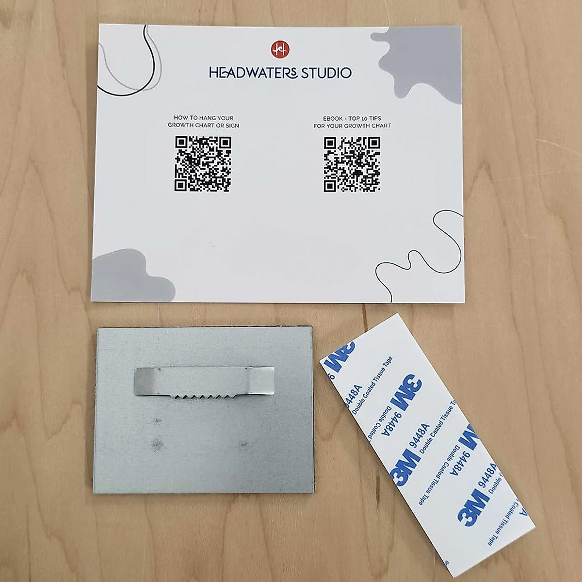 HEADWATERS STUDIO Boho Growth Chart for Wall - Wooden Growth Chart for Kids, Height Chart for Wall, Kids Height Wall Chart, Kids Sizing Chart, Wall Height Chart for Kids - Love Beyond Measure, White