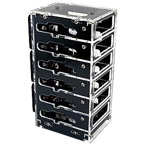 C4Labs Zebra Bramble Case – Raspberry Pi 5 4B & 3B+ (6 Stack, Black Ice)