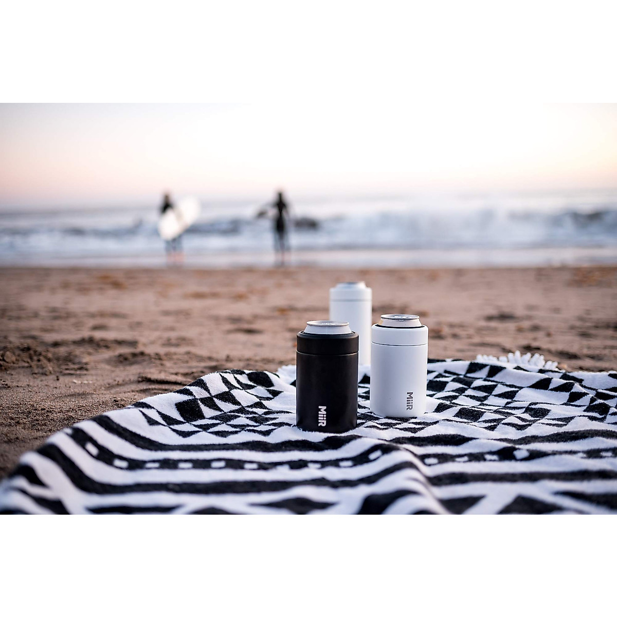 MiiR, Can and Drink Chiller Insulated Stainless Steel for Cans and Bottles, Sustainable, Minimalistic, Black 12 Oz