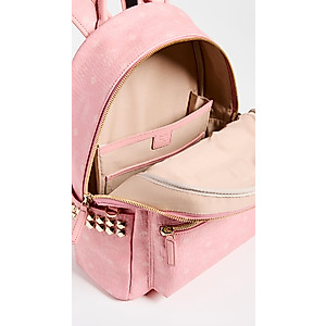 MCM Women's Stark Backpack 37, Blossom Pink Visetos, One Size