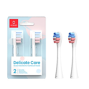 Oclean Kids Air 2 Electric Toothbrush with 4 Brush Heads and Ultra Quiet Rechargeable Toothbrush,2.5H Fast Charge for 40 Day Use,2 Min Built-in Timer, Gifts for Kids Age 6+ Teens Boys Girls-Pink