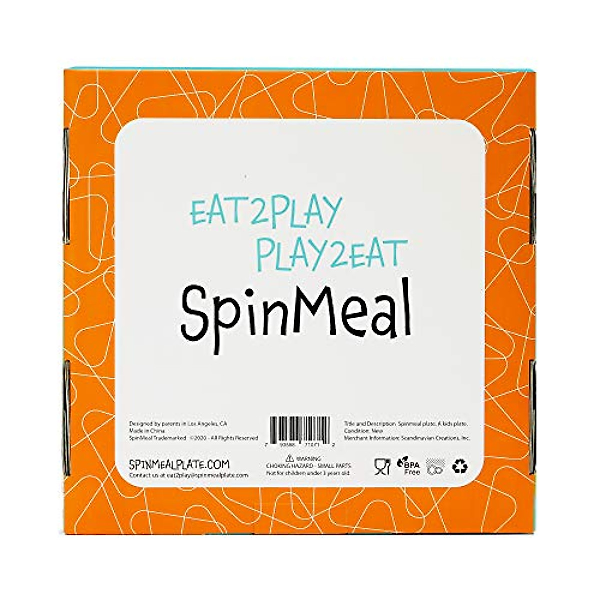 SpinMeal - Healthy Nutrition Plate for Picky Eaters - Spin the Arrow - Meals are Fun Again