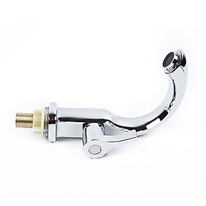 QAZWSXED LESANGBAIHUODIAN Chrome Bathroom Faucet Basin Copper Tap Single Handle Spout Sink Bath Cold Water Faucet Kitchen Faucet Bathroom Accessories