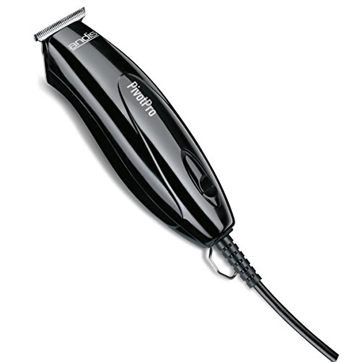 Andis 23475 Professional PivotPro Beard & Hair Trimmer with Carbon Steel T-Blade – Black, Pack of 1
