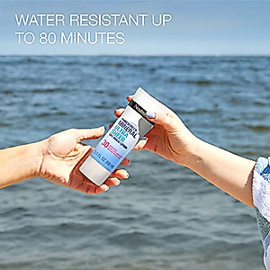 Neutrogena Mineral UltraSheer Dry-Touch SPF 30 Sunscreen Lotion, Water-Resistant Broad-Spectrum UVA/UVB Protection, Skin Nourishing, Lightweight With Vitamin E, Oxybenzone-Free, 3.0 fl. oz