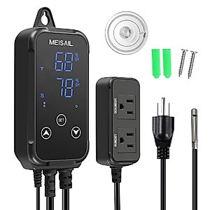MEISAIL Humidity Controller Greenhouse Shiitake Mushrooms Humidifying dehumidifier Humidity Control Humidity Controller for Grow Tent