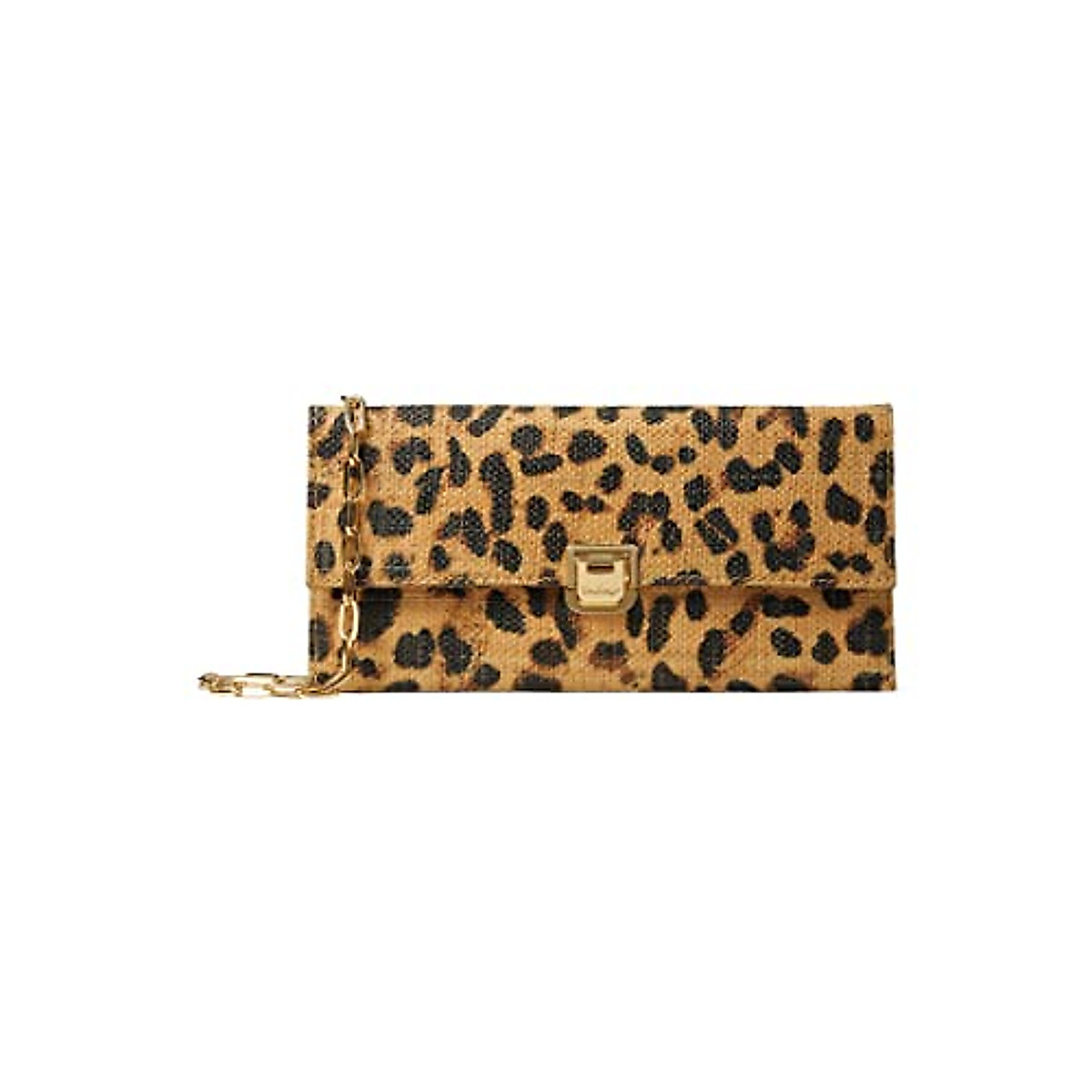 Lilly Pulitzer Abbot Leopard Clutch Natural Leopard Print One Size