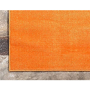 Unique Loom Williamsburg Collection Area Rug - Solid (7' 10" x 10' Rectangle, Salmon)