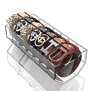 JANAUG Closet Belt Organizer Belt Hangers for Men Tie and Belt Organizer for Closet 7