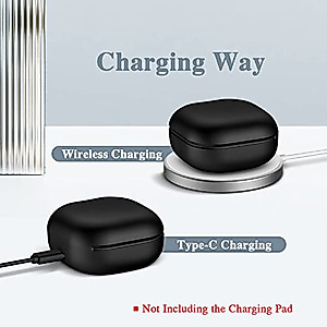 Charging Case Compatible with Samsung Galaxy Buds 2 Pro SM-R510 Only, Wireless Charger Case Replacement, Cradle with USB-C Cable, Bluetooth Pairing, 700 mAh Battery, LED Indicator