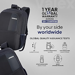 American Tourister Valex 28 Ltrs Large Laptop Back Bags, Backpack, Pack Back, Blue, M