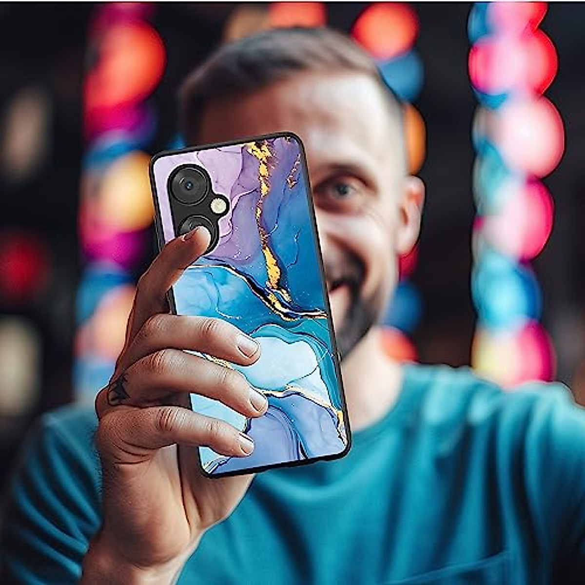 JYCUHTCL for OnePlus Nord N30 5G Case 6.72" Marble Design Shockproof Slim Lightweight for OnePlus Nord N30 Phone Case TPU Cover