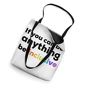 Be inclusive inclusion acceptance autism be kind bee kind Tote Bag