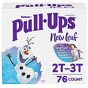 Pull-Ups New Leaf Boys' Disney Frozen Potty Training Pants, 2T-3T (16-34 lbs), 76 Ct