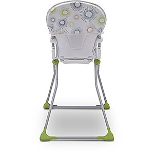 Delta Children EZ-Fold High Chair for Babies and Toddlers - Compact High Chair with Adjustable Tray, Starburst