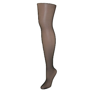 Hanes Silk Reflections Women's Plus-Size Control Top Enhanced Toe Pantyhose, Town Taupe, Petite
