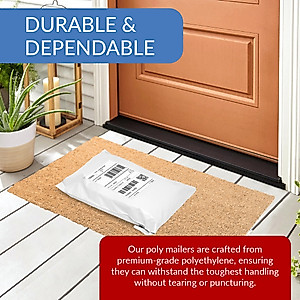 Reli. Poly Mailers 6x9 | 1000 Pcs Bulk | Small Mailing Envelopes/Shipping Bags | White Packaging Bags for Shipping | Non-Padded Poly Mailers | Self Sealing Mailing Bags for Small Items, Bulk (White)