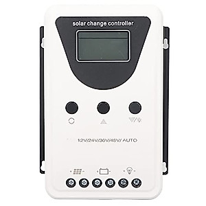Fewb MPPT Solar Charge Controller, 12V 24V 36V 48V Auto MPPT Charge Controller Solar Panel Regulator with LCD Display, Max PV 100V 4 Stage Safe Charging Solar Panel Charge Controller(100A)