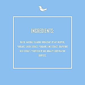 Rebel Green Fruit & Veggie Wash - Natural Produce Wash - Plant-Based Vegetable Wash - Fruit and Vegetable Wash with No Aftertaste - Sustainable Food Wash - (Half Gallon Refill Bottle)