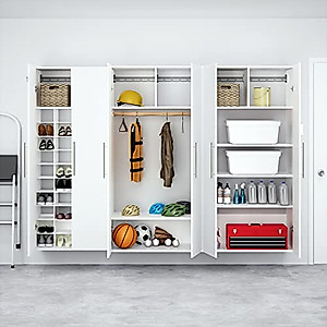 Prepac HangUps Wardrobe Storage Cabinet, 20"D x 36"W x 72"H, White