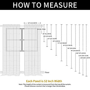 SpaceDresser Basic Rod Pocket Sheer Voile Window Curtain Panels White 1 Pair 2 Panels 52 Width 84 Inch Long for Kitchen Bedroom Children Living Room Yard(White,52 W x 84 L)