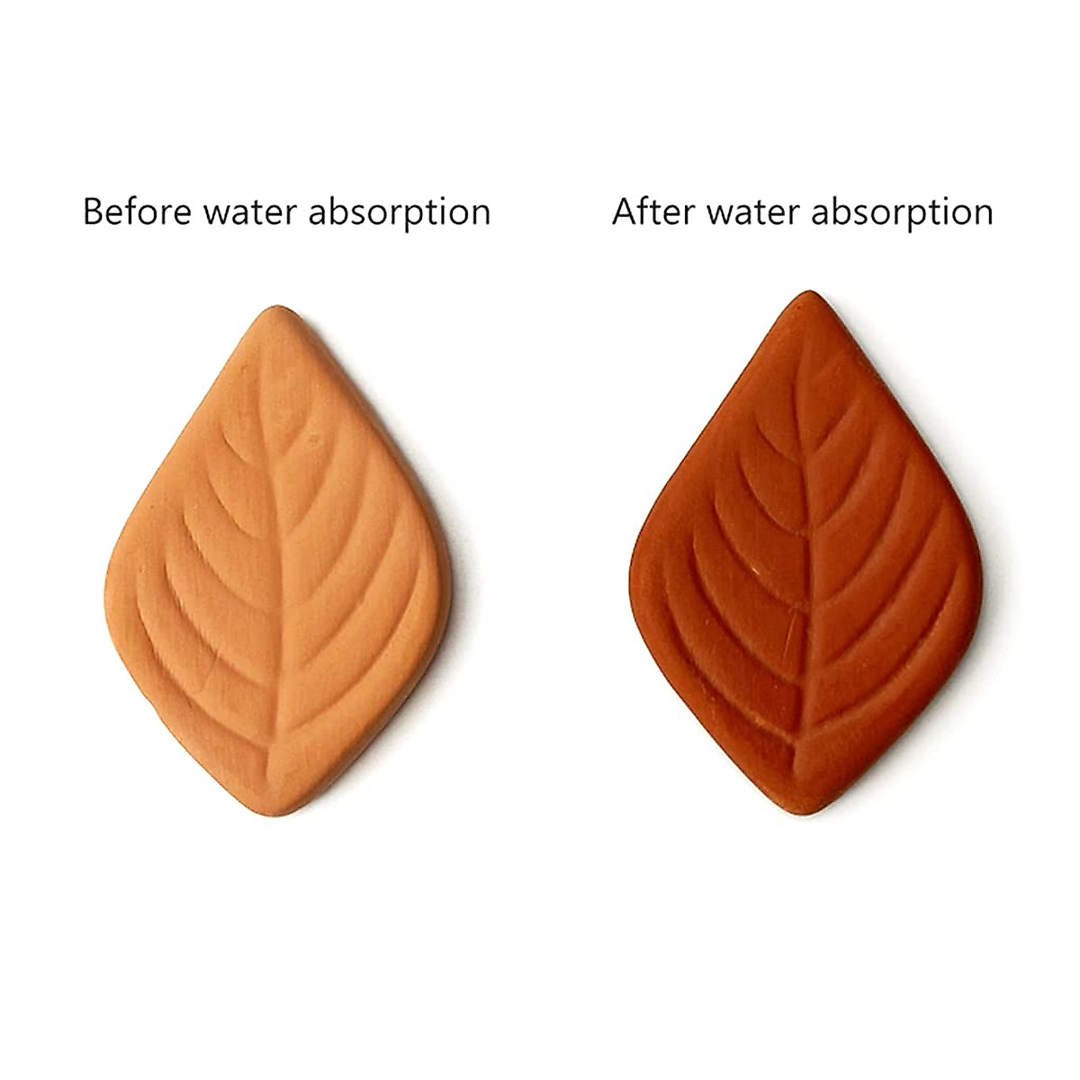Generic Rustic Sugar Keeper Saver for Keeping Moist Fresh Reusable Leaf Clay Hydrostone Keep Conditioning Humidity Kitchen Gadgets Storage Containers