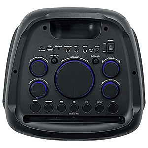 Rockville BASS Party 10 Dual 10" Portable Battery LED Party Bluetooth Speaker