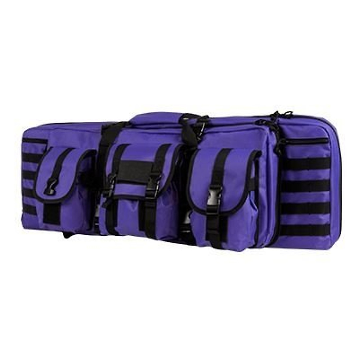 NC Star CVDC2946PR-36 NcStar, Double Carbine Case, Sizenameinternal, Black with Purple Tan, 36