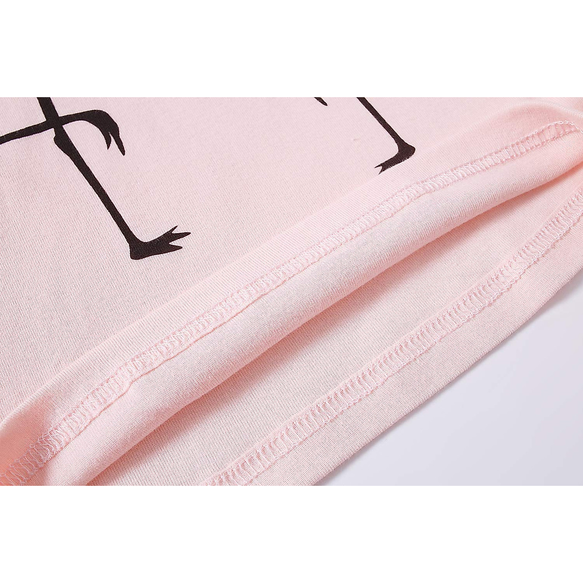 Popshion Little Girls Pajamas Sets Toddler Long Sleeve Leggings Outfits 2 Piece for Kids(Flamingos-6217 6T)