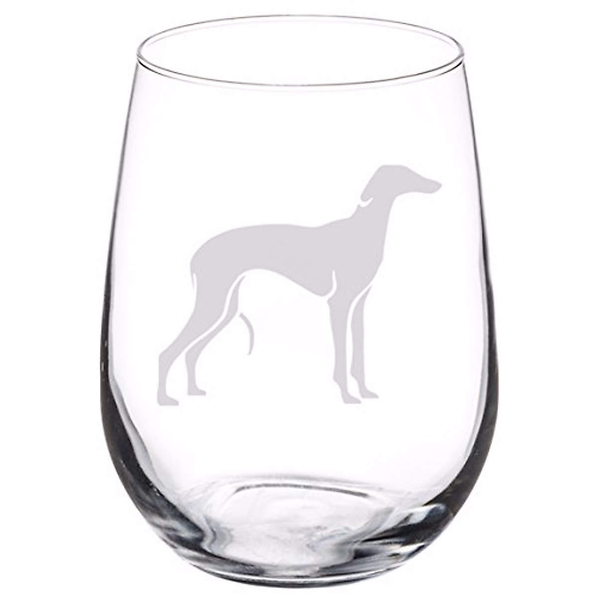Wine Glass Goblet Greyhound (17 oz Stemless)