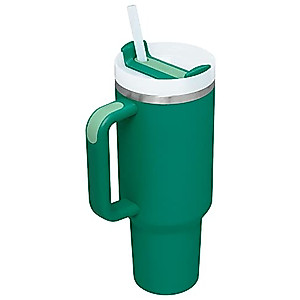 Stanley Quencher H2.0 FlowState Stainless Steel Vacuum Insulated Tumbler with Lid and Straw for Water, Iced Tea or Coffee, Smoothie and More, Alpine, 40 oz