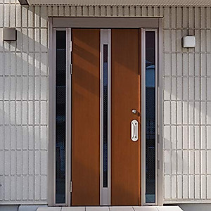 2 Pcs Stainless Steel Push Pull Door Handles, Barn Door Pull Push Sliding Door Handles with Back Plates for Kitchen Wardrobe Cupboard Cabinet Closet Shed Gate Door Handles - 200x65mm/7.9x2.6inch