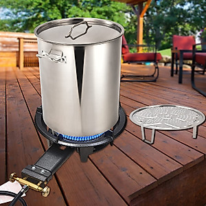 Vivicreate Camping Stove, Outdoor Propane Gas Stove, 0-20 PSIG adjustable high pressure stove