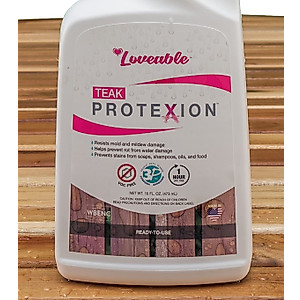 Loveable Protection 16oz Teak Sealer for Outdoor Furniture