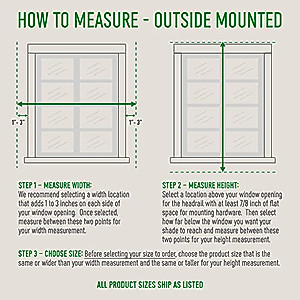 Calyx Interiors 1” Cordless Vinyl Mini Blinds, White, 22.5" W x 36" H, 04MV2224360