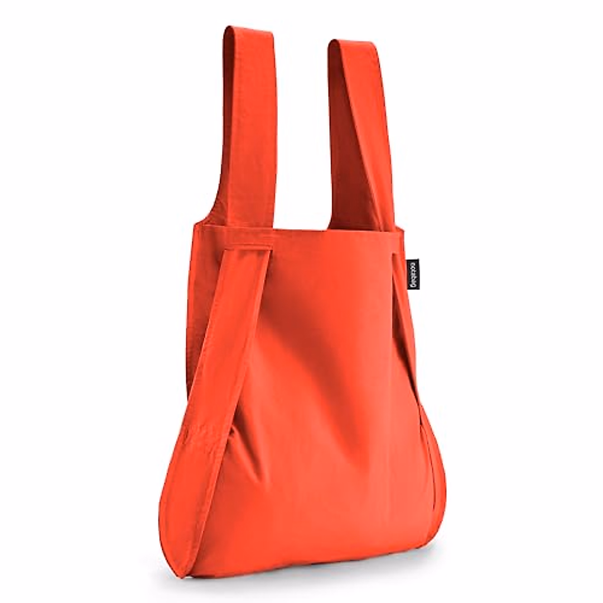 Notabag Original 2 in 1 Backpack and Bag (Red) – Backpack waterproof – reusable grocery bags foldable – clever design for more flexibility – backpack waterproof – grocery tote bag