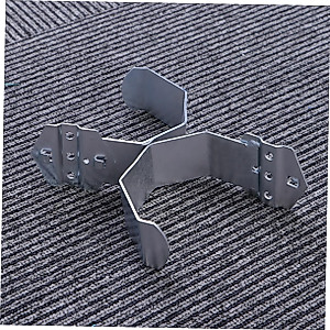 LIFKICH 2 Pcs Storage Hooks Hanging Board Square Hole Hooks Steel Hook Semicircular Hooks Wall Organizer Tool Hanging Hook Multifunction Multi-Function Hook Tool Hooks