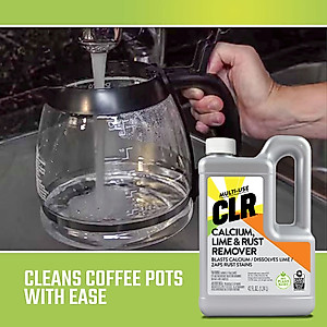 CLR Calcium, Lime & Rust Remover, Blasts Calcium, Dissolves Lime, Zaps Rust Stains, 42 Ounce Bottle (Pack of 2)