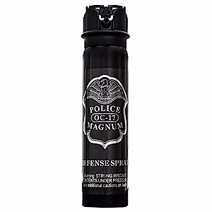 POLICE MAGNUM Pepper Spray Max Heat Self Defense- 5oz Flip Top (Fogger) Large