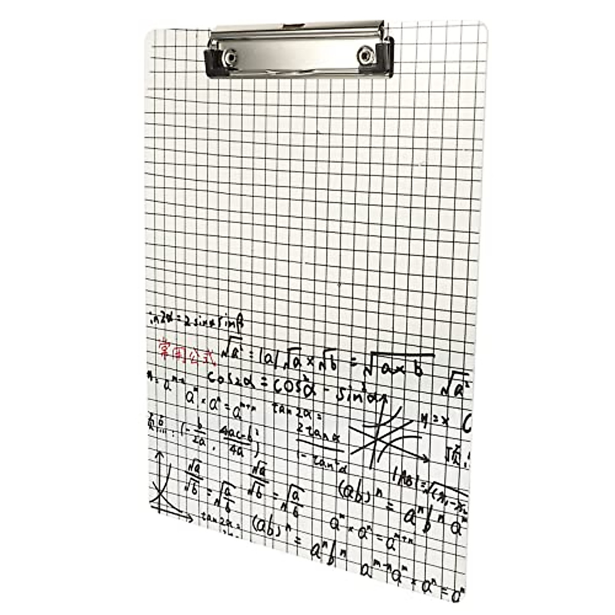 NUOBESTY 4pcs Transparent Board Clip Folder Organizer Office Folders Organizer Plastic Paper Clipboard Memo Clipboard Writing Board Document Organizer Document Holder Exam Paper Clips Nurse