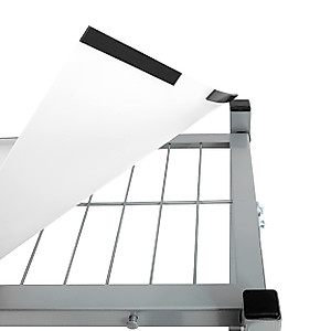 Origami Magnetic Shelf Liners (29" L x 10.5" W) for R3 Series 3 Tier Storage Units with Magnetic Tabs, Easy Clean Plastic Surface, Pack of 3 - Clear