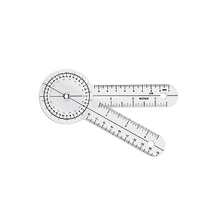 Ultrassist Premium Goniometer Set (3 Pieces), 360 Degree 6", 8", 12" Complete Set, Measuring Tool